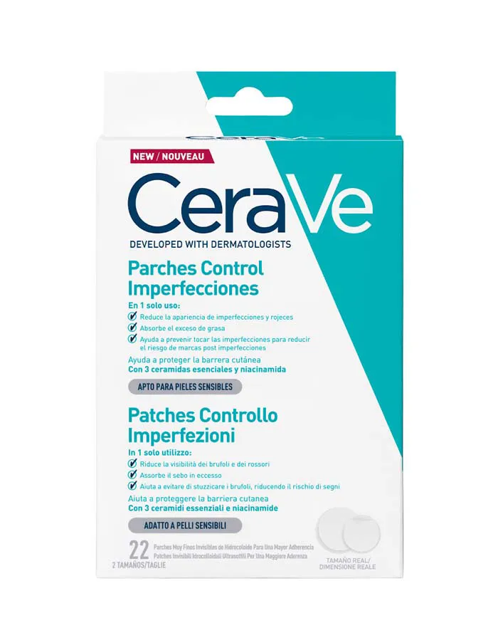 Parches para granitos invisibles - Resultados en 3H | CeraVe